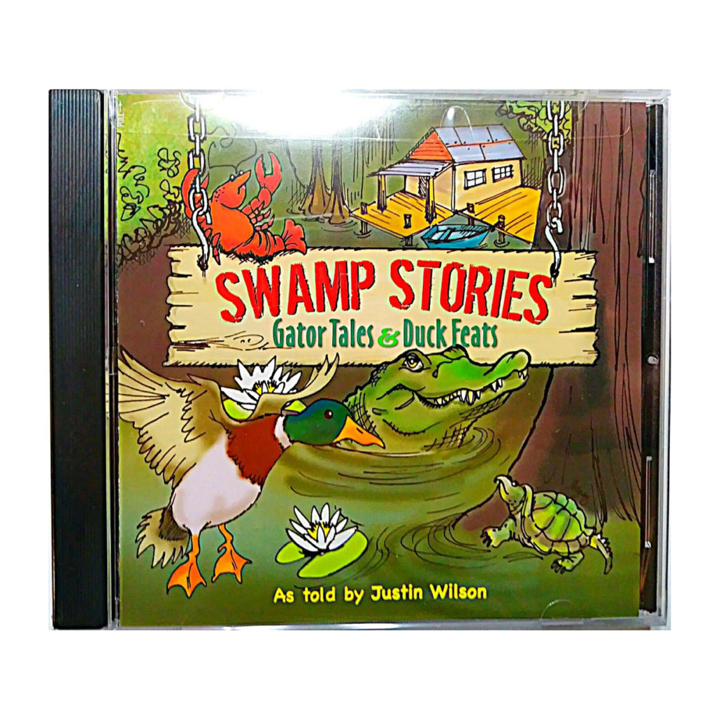 Swamp Stories Gator Tales & Duck Feats CD - Justin Wilson Southern Products